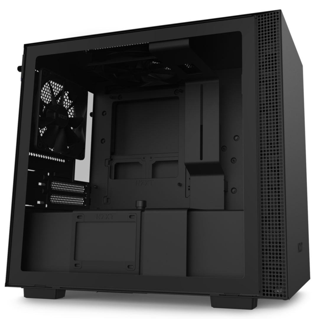 Buy NZXT H210 Mini-ITX Case Matte Black/Black [CA-H210B-B1] | PC Case ...