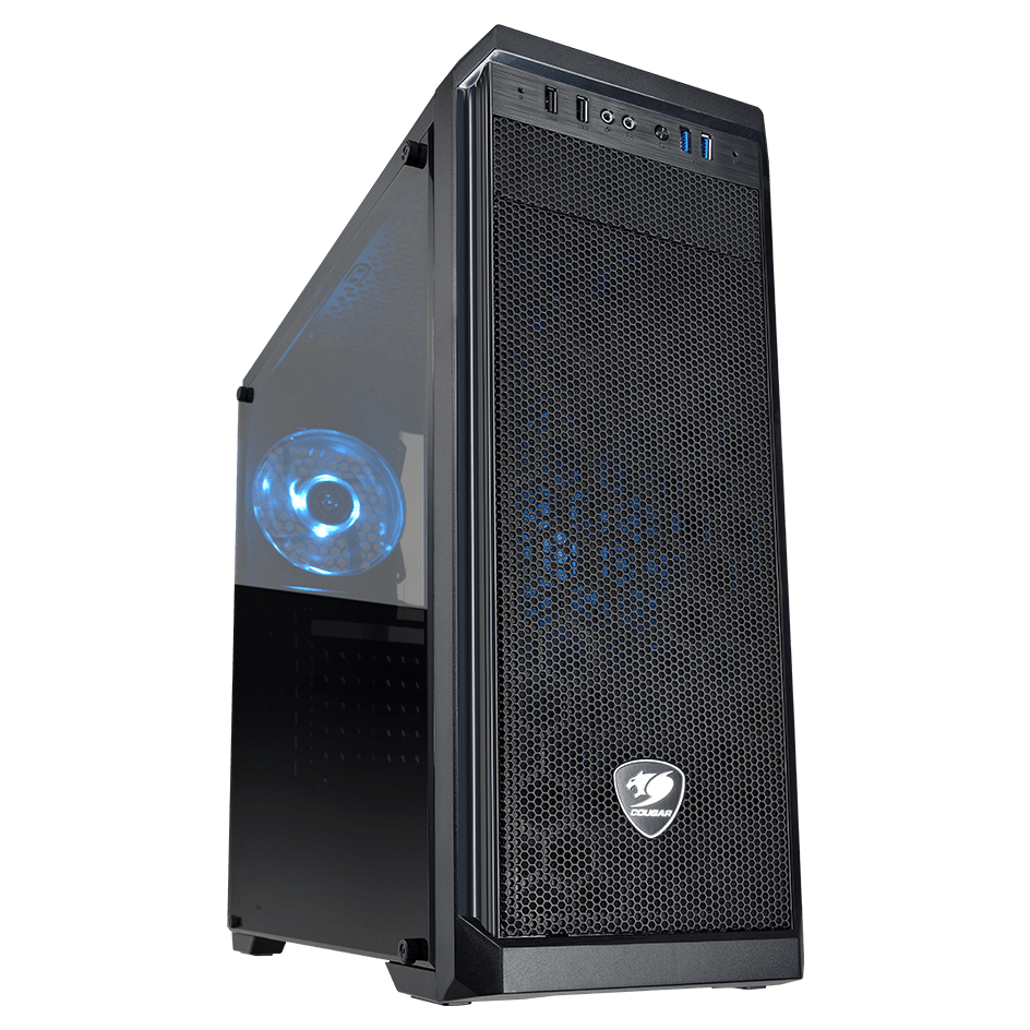 Buy Cougar MX330-S Mid Tower Case Black [CGR-MX330-S] | PC Case Gear ...