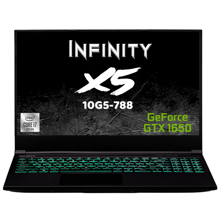 Buy Infinity X5 Core i7 GTX 1650 15.6in Laptop [788] [INFINITY-X5-10G5 ...