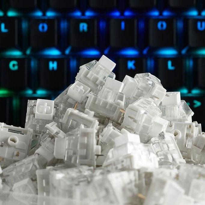 Buy Kailh Mechanical Keyboard Switches Box White 120 Pack (Open box ...