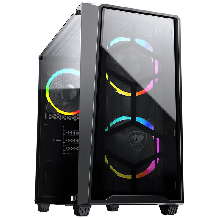 Buy Cougar MG120-G RGB Tempered Glass Mini Case [CGR-MG120-G-RGB] | PC ...