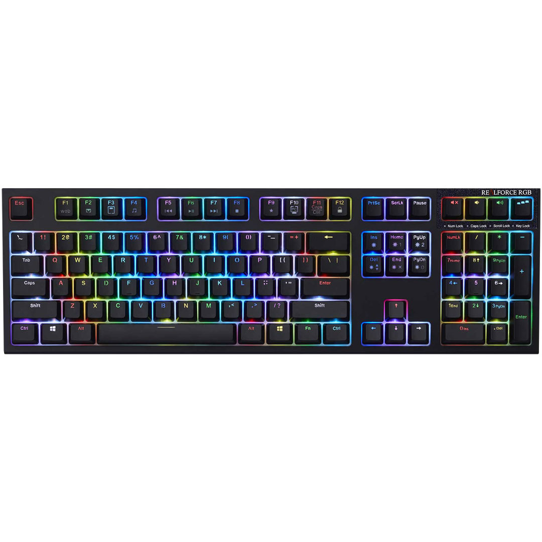Buy Topre REALFORCE RGB R2 APC Mech Keyboard Black [R2A-US4G-BK] | PC ...