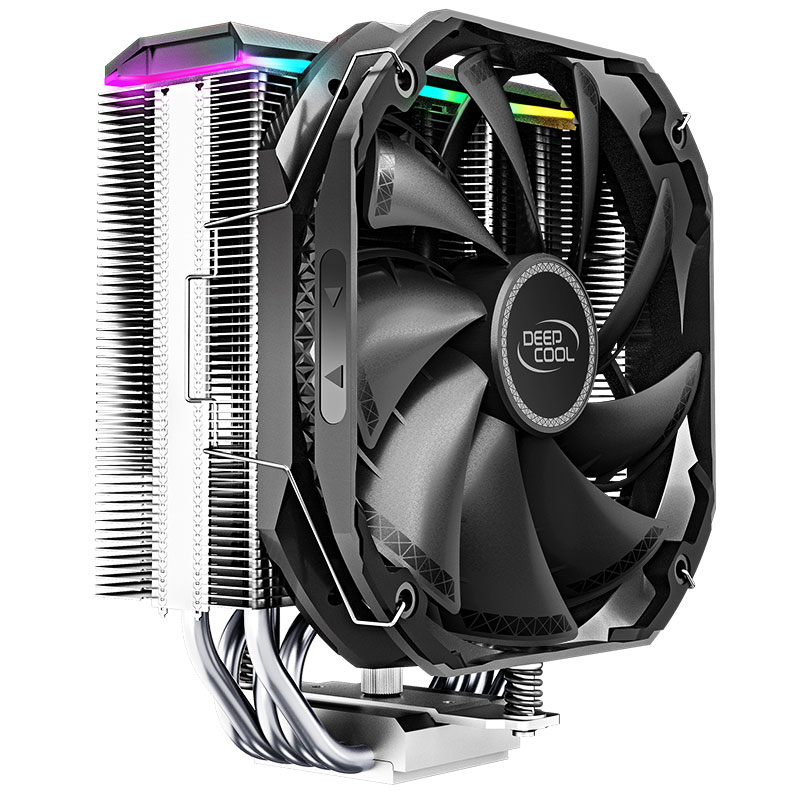 Buy Deepcool AS500 ARGB CPU Cooler [R-AS500-BKNLMN-G] | PC Case Gear Australia