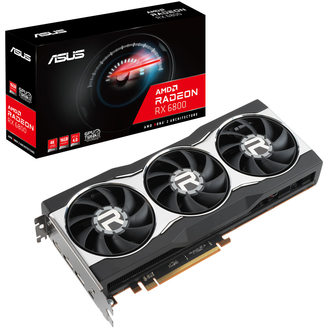 Buy ASUS Radeon RX 6800 16GB RDNA 2 [ASUS-RX6800-16G] | PC Case Gear ...