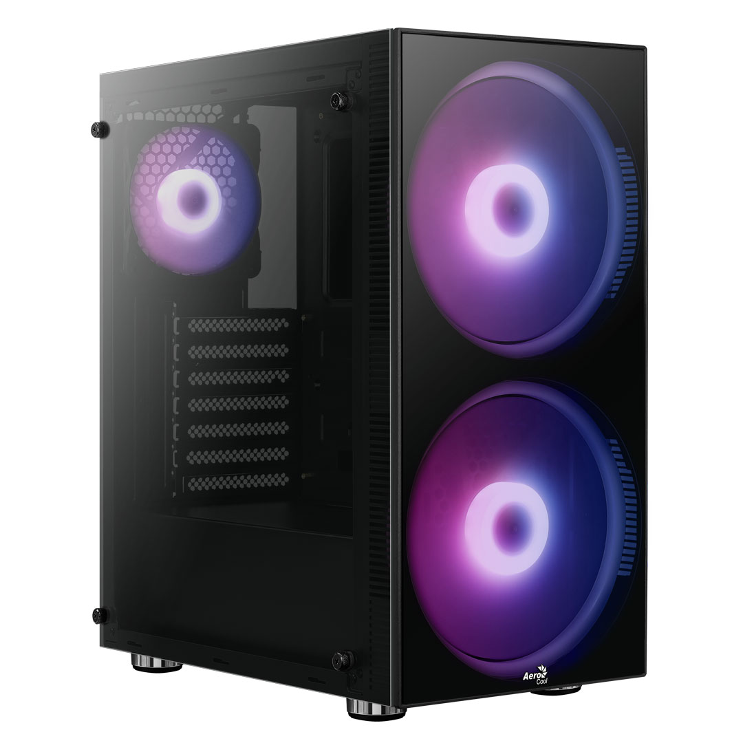 Buy Aerocool Python ARGB Tempered Glass Case [AER-PYTHON-G-BK-V1] | PC ...