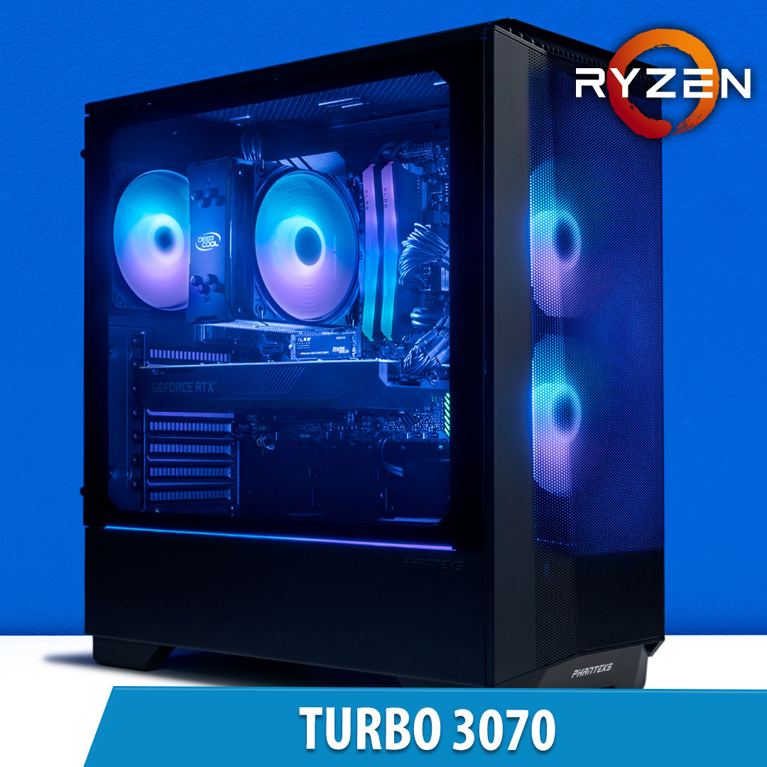 Buy PCCG Turbo 3070 Gaming System [PCCG-TRB3070] | PC Case Gear Australia