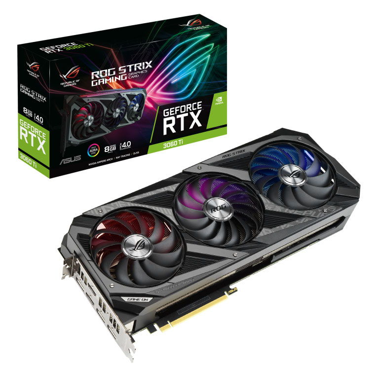Buy ASUS ROG Strix GeForce RTX 3060 Ti 8GB [ROG-STRIX-RTX3060TI-8G ...