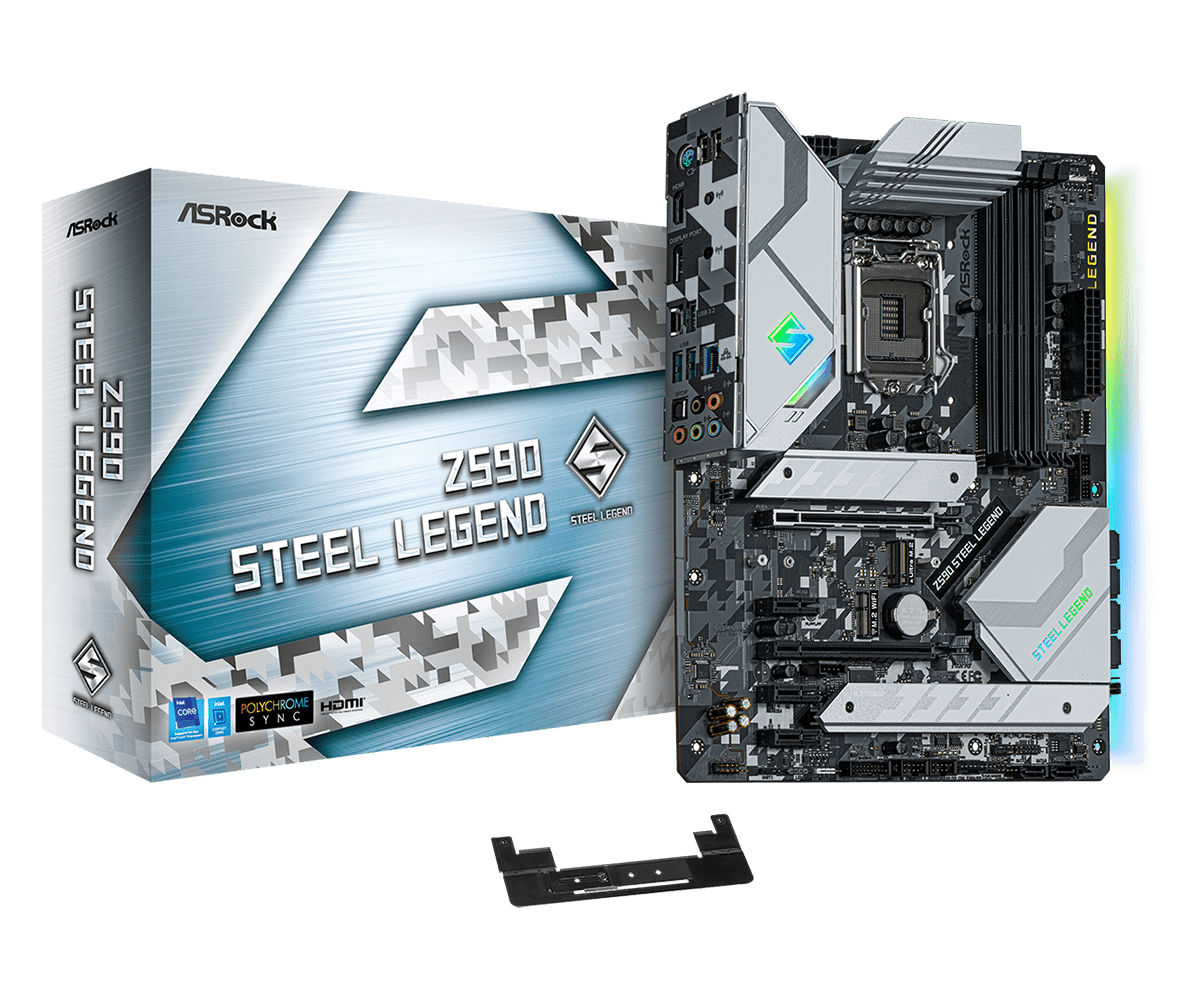 Buy ASRock Z590 Steel Legend Motherboard [Z590-STEEL-LEGEND] | PC Case ...