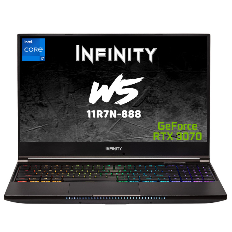 Buy Infinity W5 Core i7 RTX 3070 15.6in 165Hz Laptop [INFINITY-W5-11R7N ...