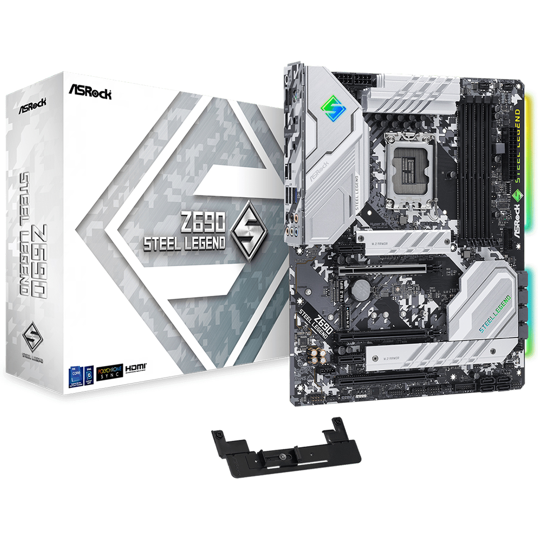 Buy ASRock Z690 Steel Legend DDR4 Motherboard [Z690-STEEL-LEGEND] | PC ...