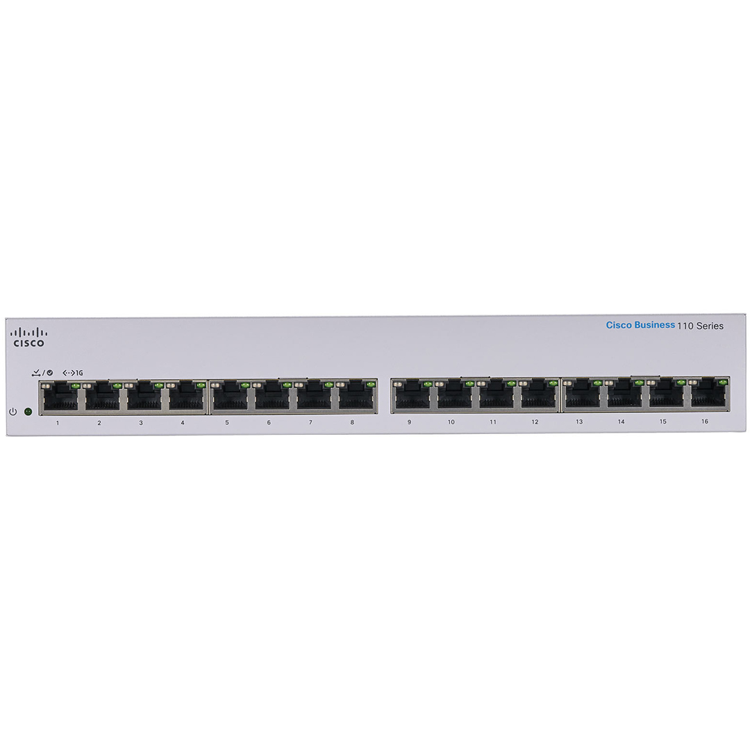 Buy Cisco Business 110 Series 16-Port Gigabit Unmanaged Switch [CBS110 ...