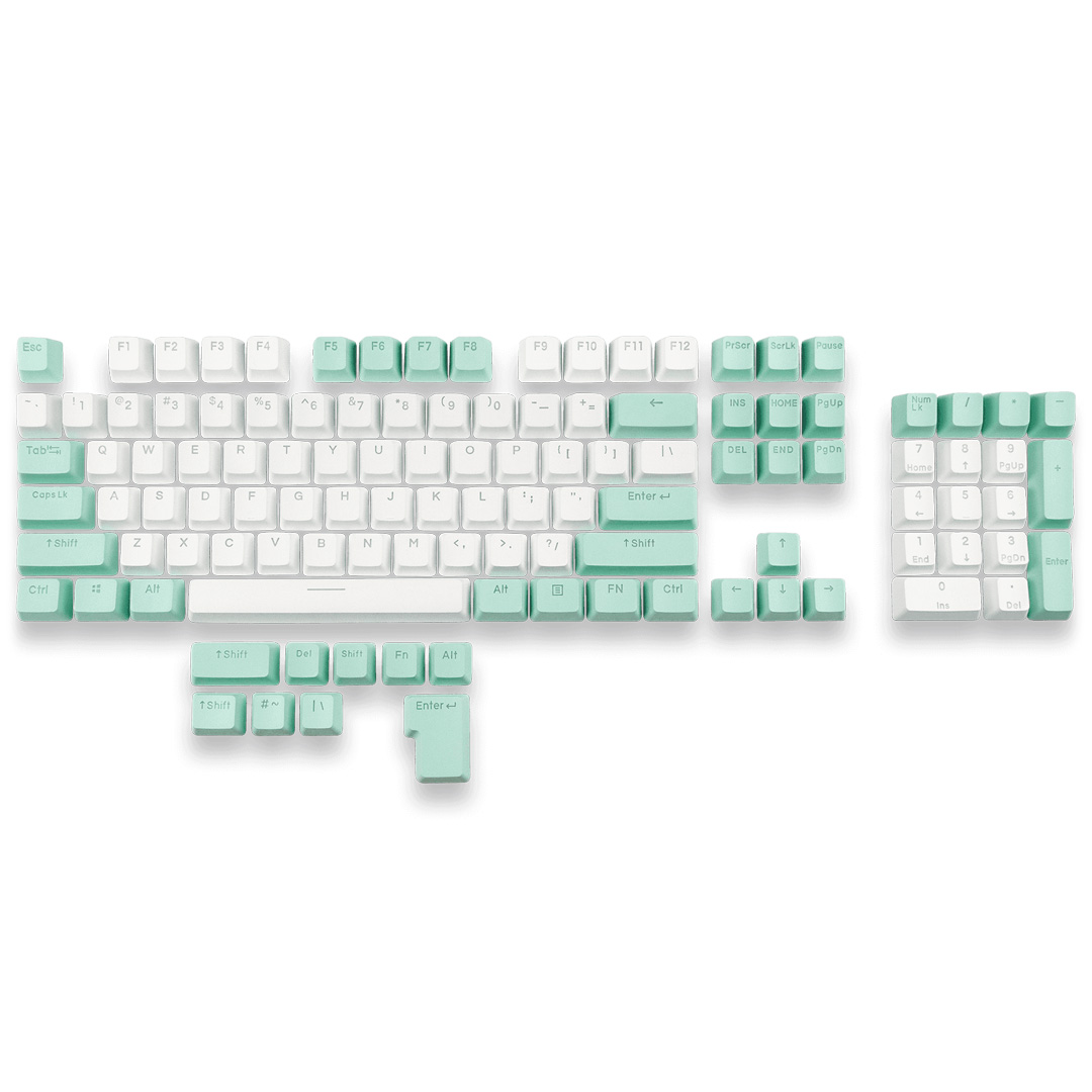 Buy Mountain Mineral Aquamarine A PBT Keycaps 113 Keys [MG-EVAC-MTN ...