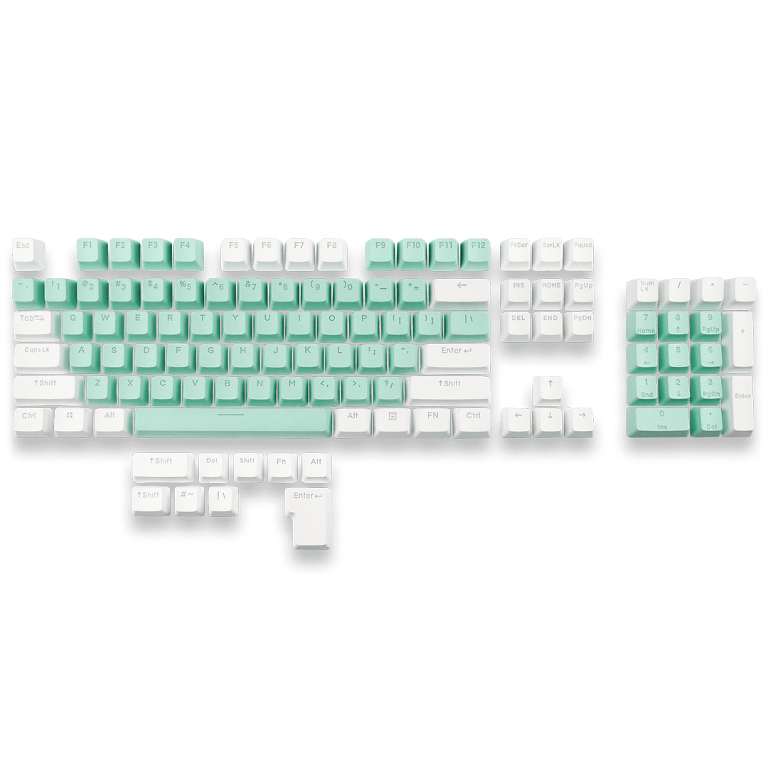 Buy Mountain Mineral Aquamarine B PBT Keycaps 113 Keys [MG-EVAC-MTN ...