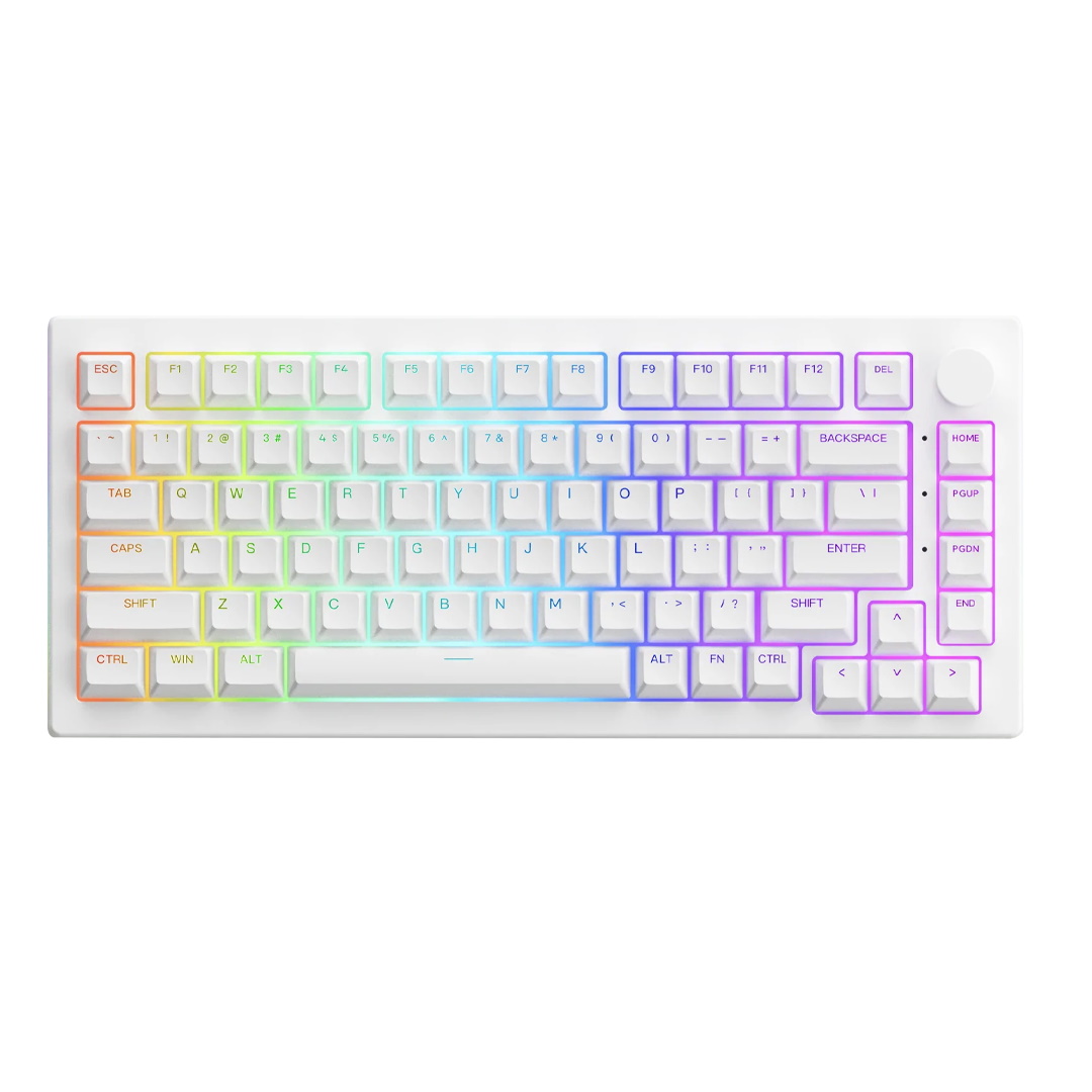 Buy Akko 5075S ASA Mech Keyboard White Hot-Swap CS Wine White ...