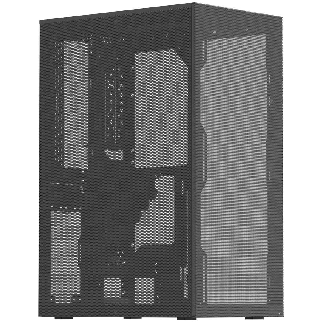 Buy SSUPD Meshroom S V1 Mini ITX Case Grey with PCI-E 4.0 Cable [SSU ...