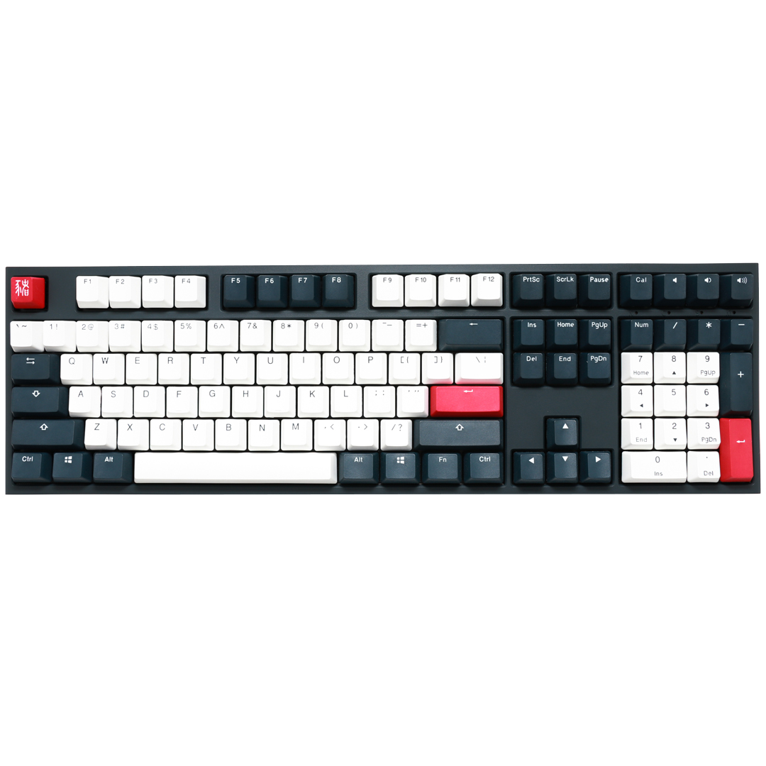 Buy Ducky PBT Doubleshot 108-Key Keycap Set Tuxedo [DKSA108-USPDWHZOX ...
