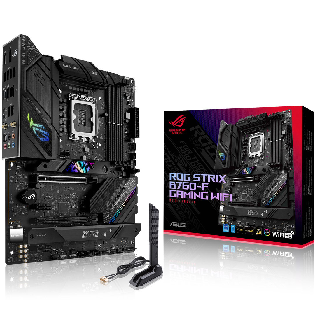 Buy ASUS ROG Strix B760-F Gaming Wi-Fi DDR5 Motherboard [ROG-STRIX-B760 ...