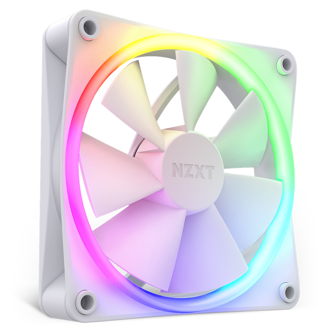 Buy NZXT F140 RGB Fan 140mm Hub-Mounted White [RF-C14SF-W1] | PC Case ...