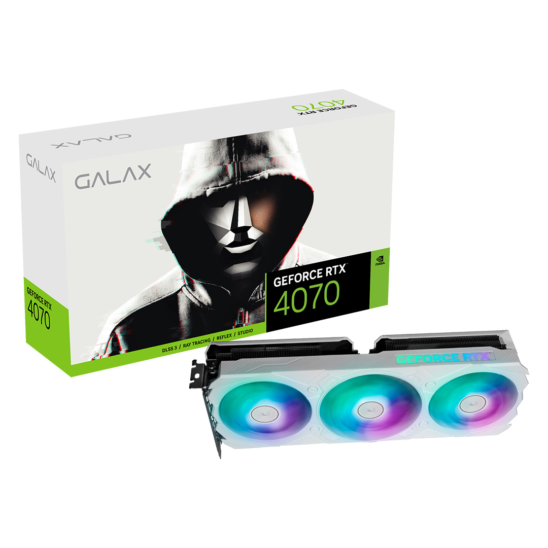 Buy Galax GeForce RTX 4070 EX Gamer White 1-Click OC 12GB [GALAX ...