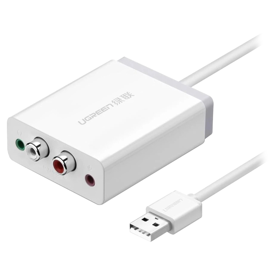 Buy Ugreen USB Sound Card Converter with 2RCA [30521] | PC Case Gear ...