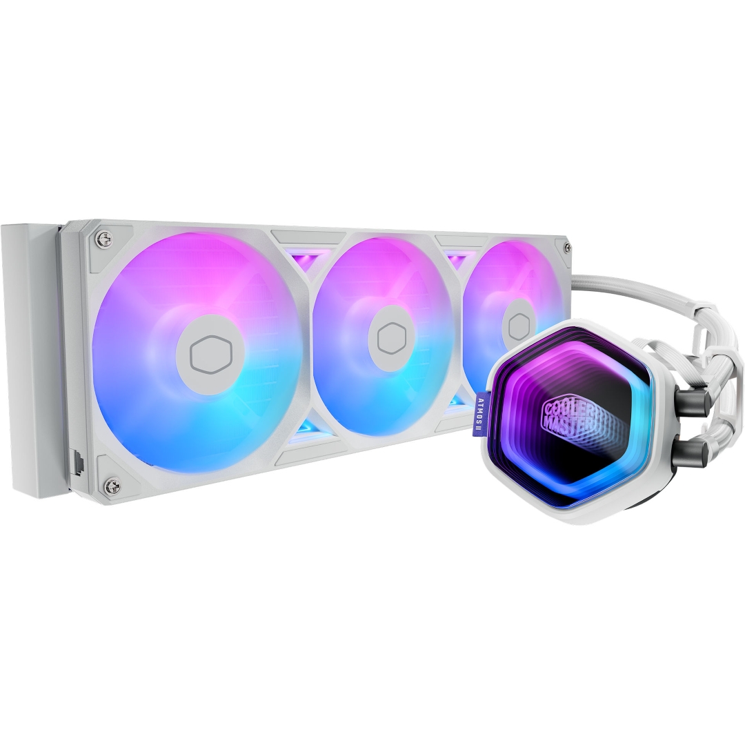 Buy Cooler Master MasterLiquid 360 Atmos II ARGB AIO CPU Cooler White [MLX-D36M-A25SZ-RW] | PC ...