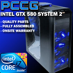 Buy Intel GeForce GTX580 System 2 [2553168] | PC Case Gear Australia