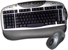 Buy A4Tech Wireless Office Desktop [KBS-2548RP] | PC Case Gear Australia