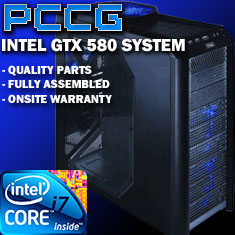 Buy Intel GeForce GTX580 System [2551738] | PC Case Gear Australia