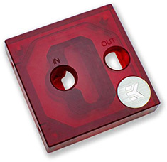 Buy EK-TOP RED Supremacy Clean CSQ [3830046990921] | PC Case Gear Australia