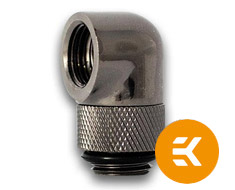 Buy EK PSC 90 Degree G1/4 Adapter Black Nickel [3831109845141] | PC ...