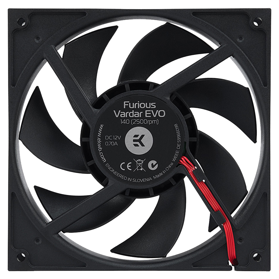 Buy EK Vardar EVO 140 2500rpm Fan [3831109880074] | PC Case Gear Australia