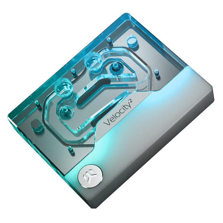Buy EK Quantum Velocity 2 DRGB AM5 CPU Water Block White [3831109906644 ...