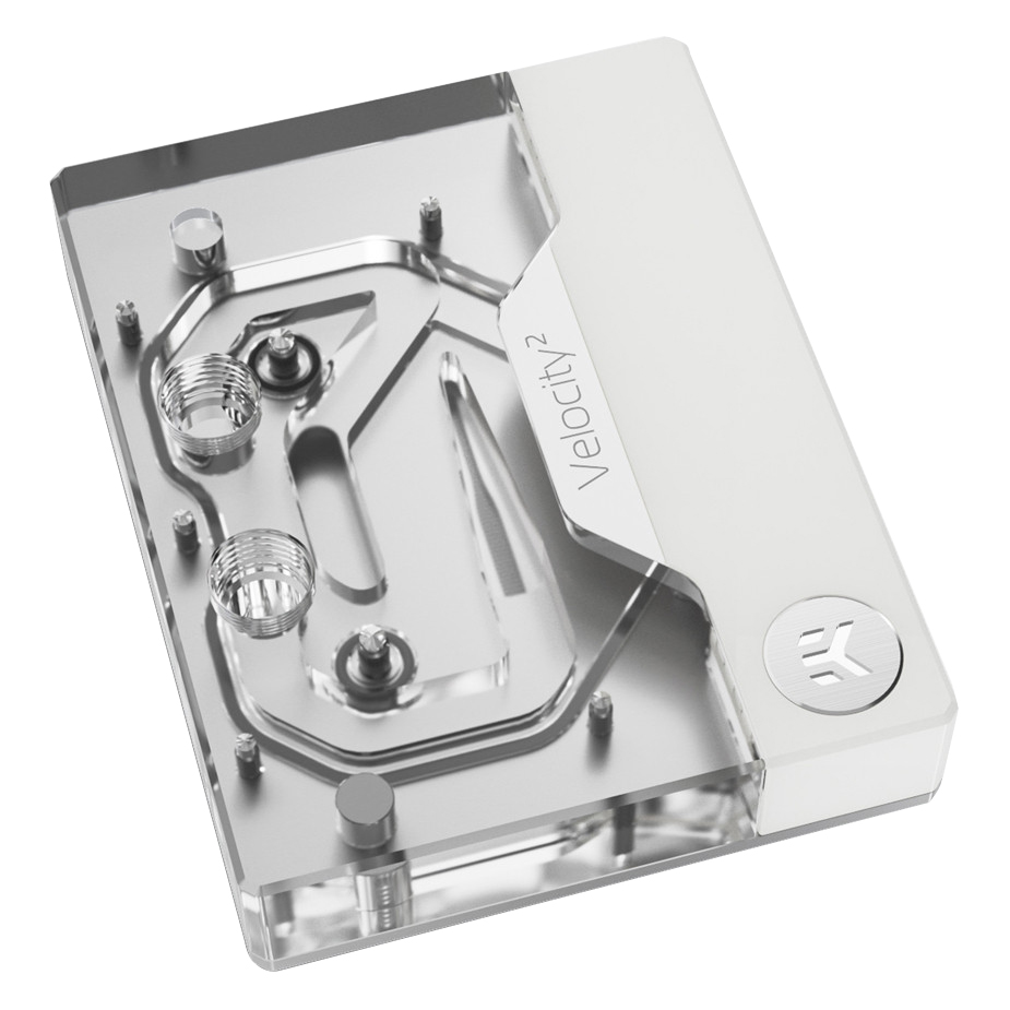 Buy EK Quantum Velocity 2 DRGB AM5 CPU Water Block White [3831109906644 ...