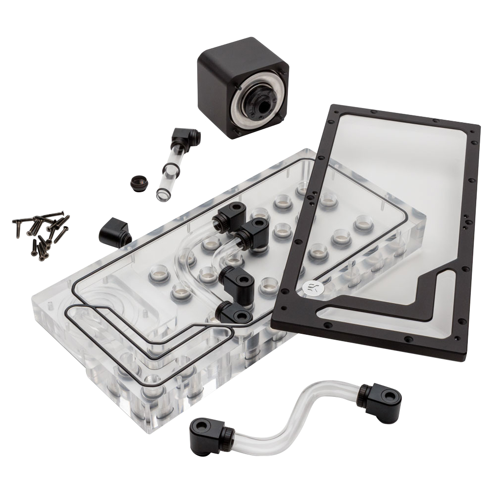 Buy EKWB QuantumX Loophole D5 PWM Distroplate Black [3831109908440 ...