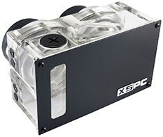 Buy XSPC Twin D5 Dual Bay Reservoir Pump Combo [5060175583321] | PC ...