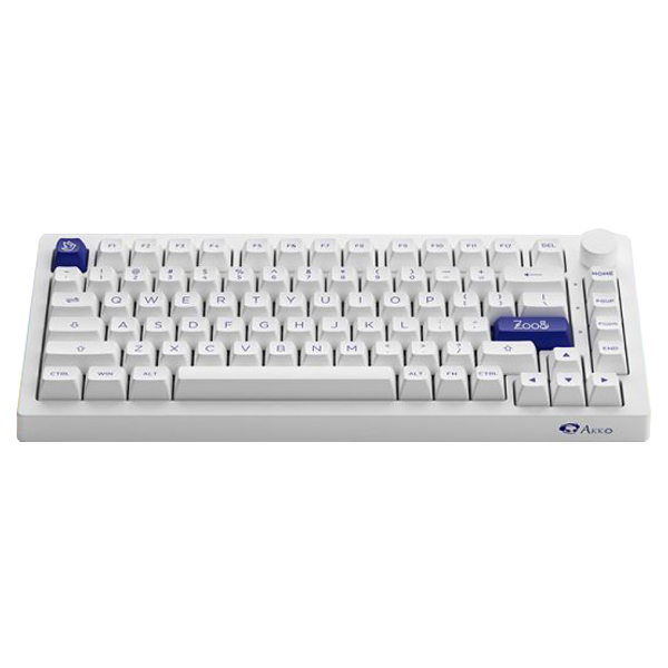 Buy Akko 5075B Plus Blue on White Multi-Mode Cream Yellow [6925758622448] | PC Case Gear Australia