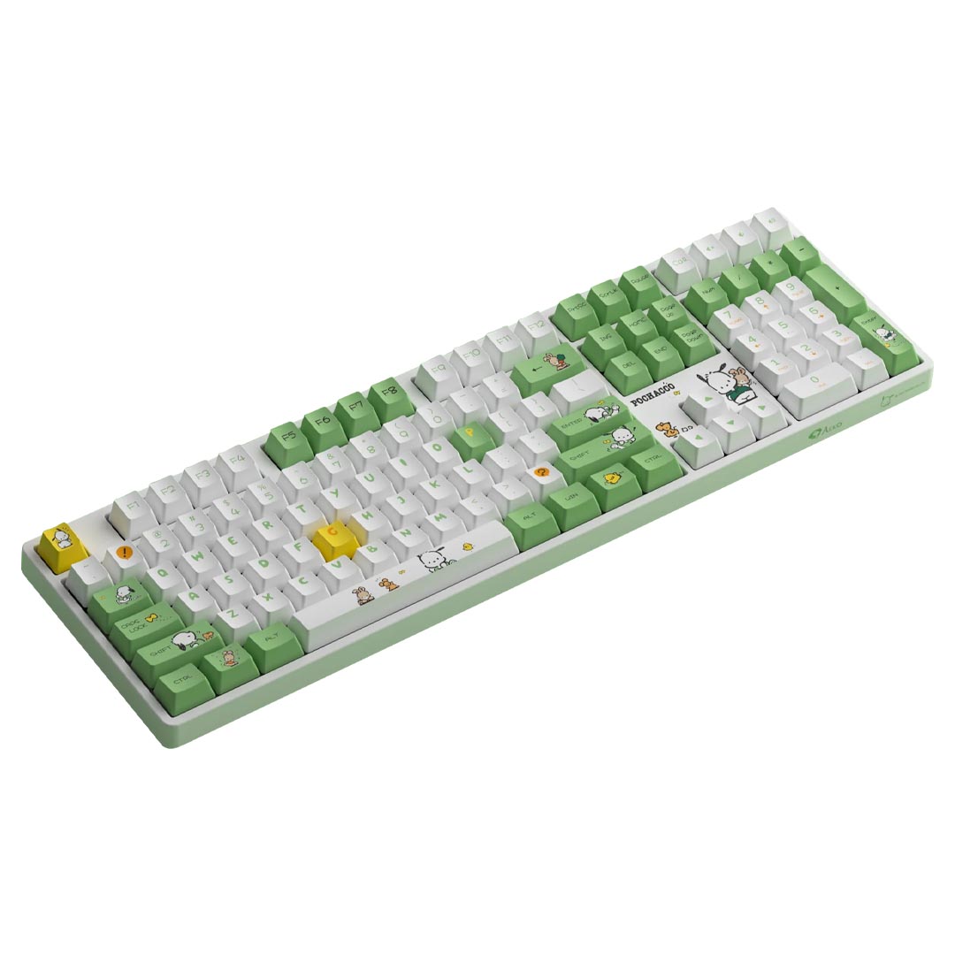 Buy Akko 5108B Plus Pochacco Green Keyboard Creamy Cyan Switch ...