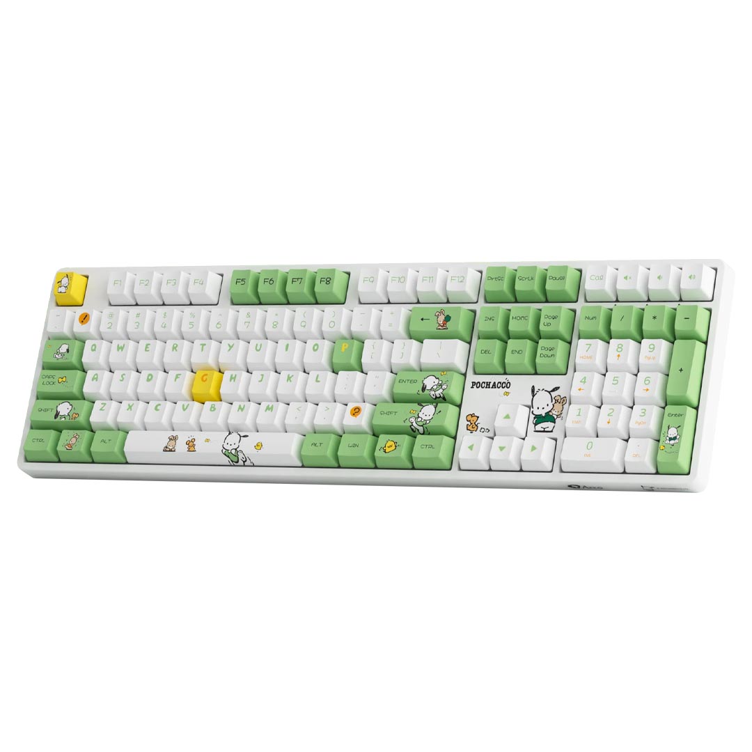Buy Akko 5108B Plus Pochacco Green Keyboard Creamy Cyan Switch ...