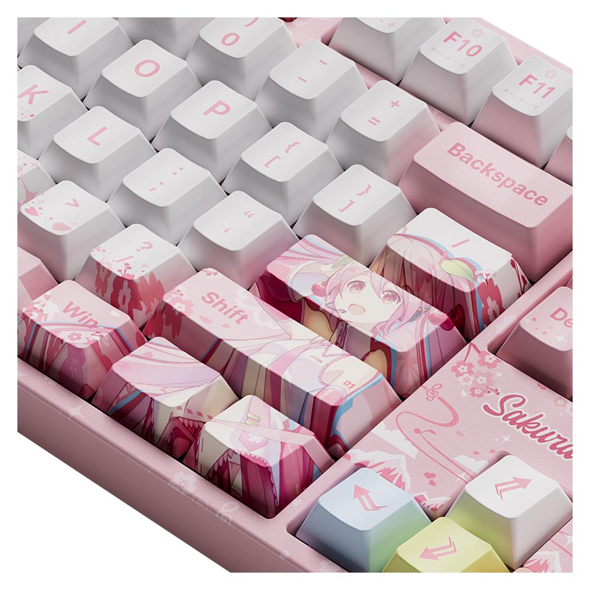 Buy Akko 5108B Plus Sakura Miku Keyboard Creamy Cyan Swtich ...