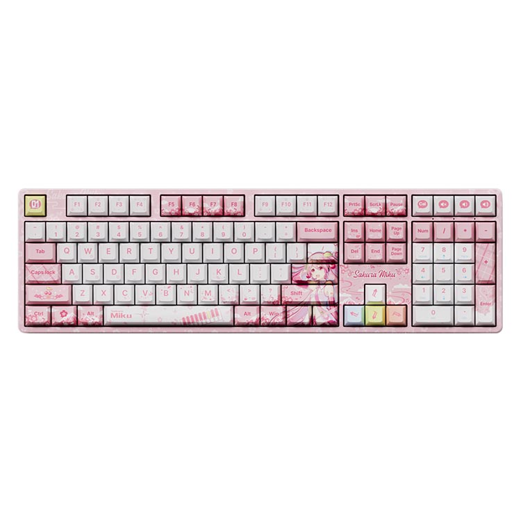 Buy Akko 5108B Plus Sakura Miku Keyboard Creamy Cyan Swtich ...