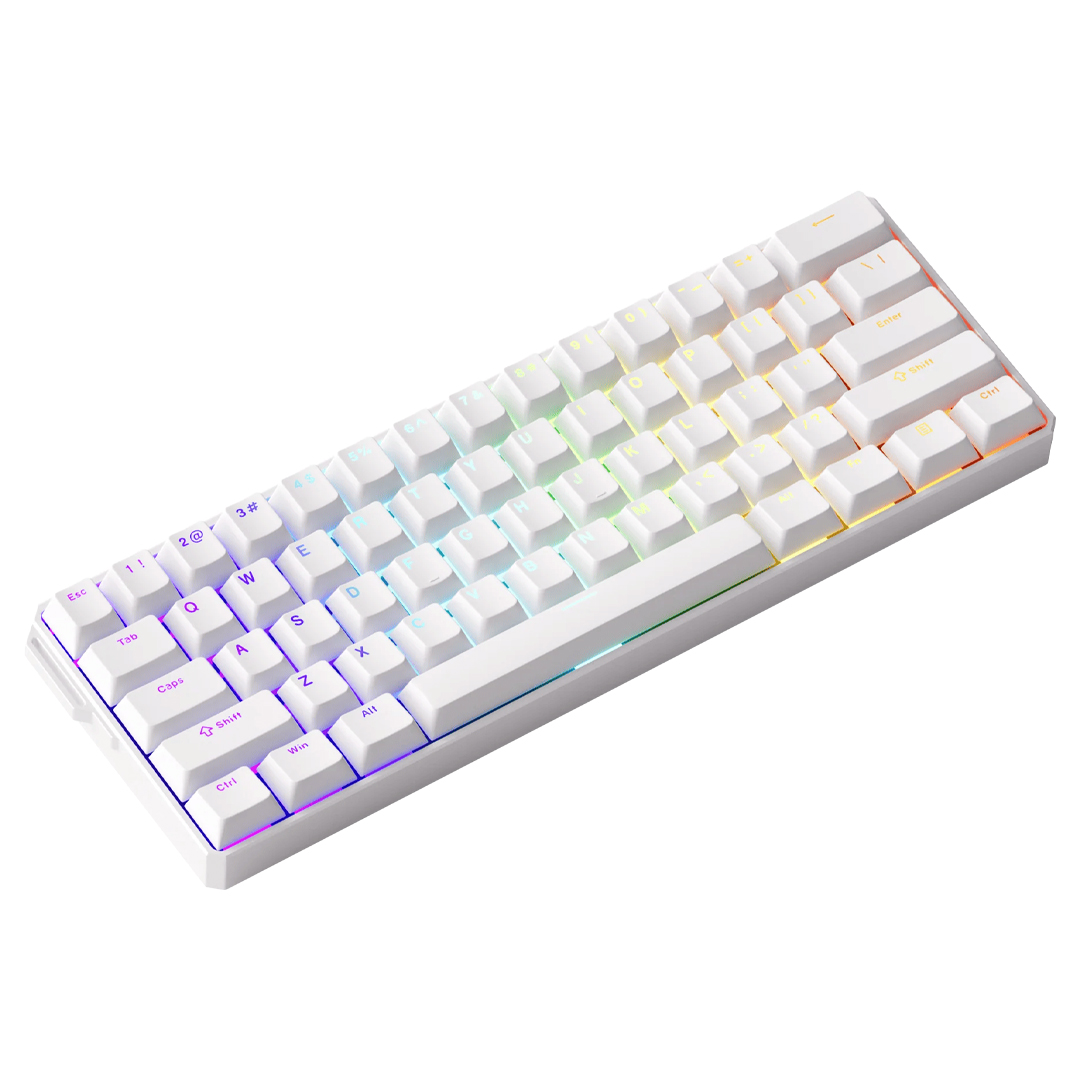 Buy MonsGeek FUN60 Ultra TMR Switch 8K Wireless Keyboard White ...