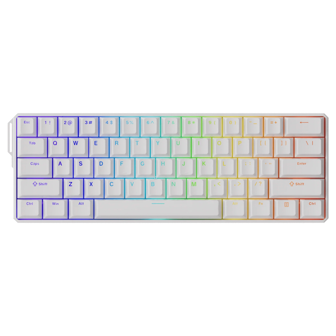 Buy MonsGeek FUN60 Ultra TMR Switch Wired Keyboard White [6975351386070 ...