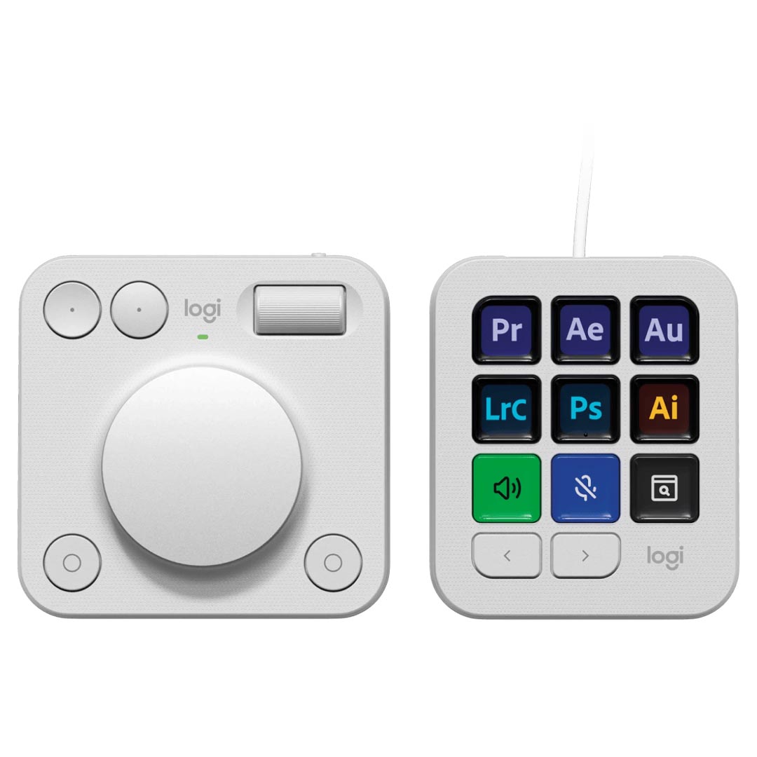 Buy Logitech MX Creative Console Pale Grey [920-012661] | PC Case Gear ...