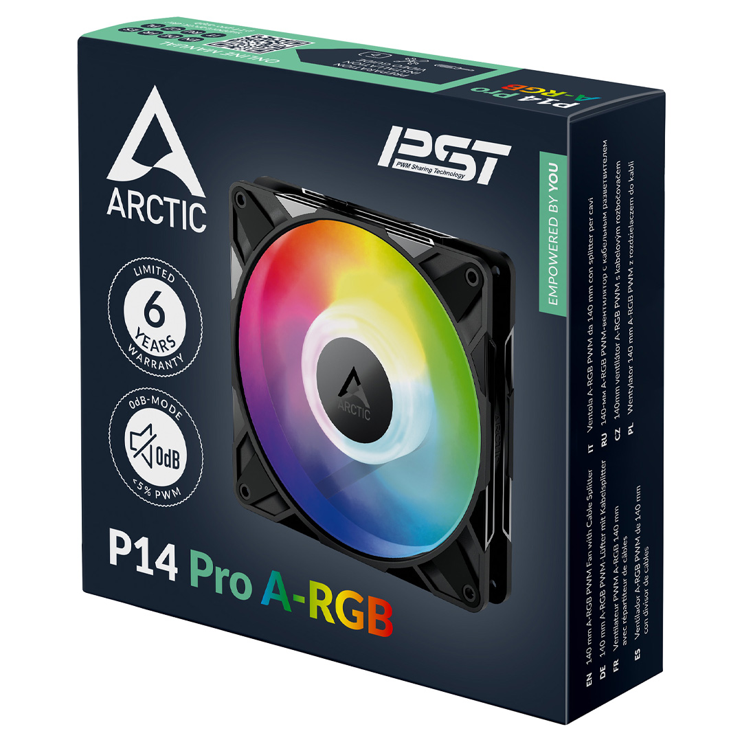 Buy Arctic P14 Pro PWM 140mm ARGB Fan [ACFAN00315A] | PC Case Gear ...