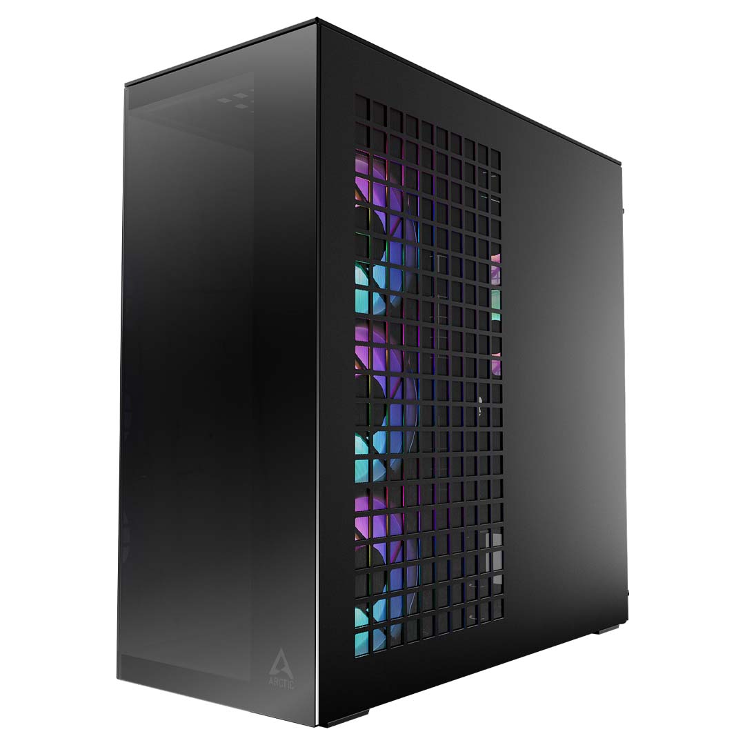 Buy Arctic Xtender ARGB Premium E-ATX Vertical GPU Case Tinted Black ...