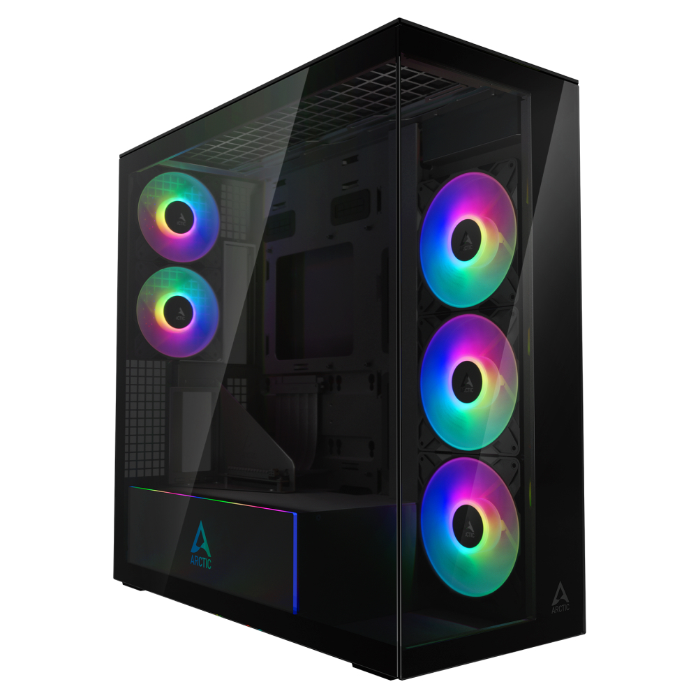 Buy Arctic Xtender ARGB Premium E-ATX Vertical GPU Case Mirror Black ...
