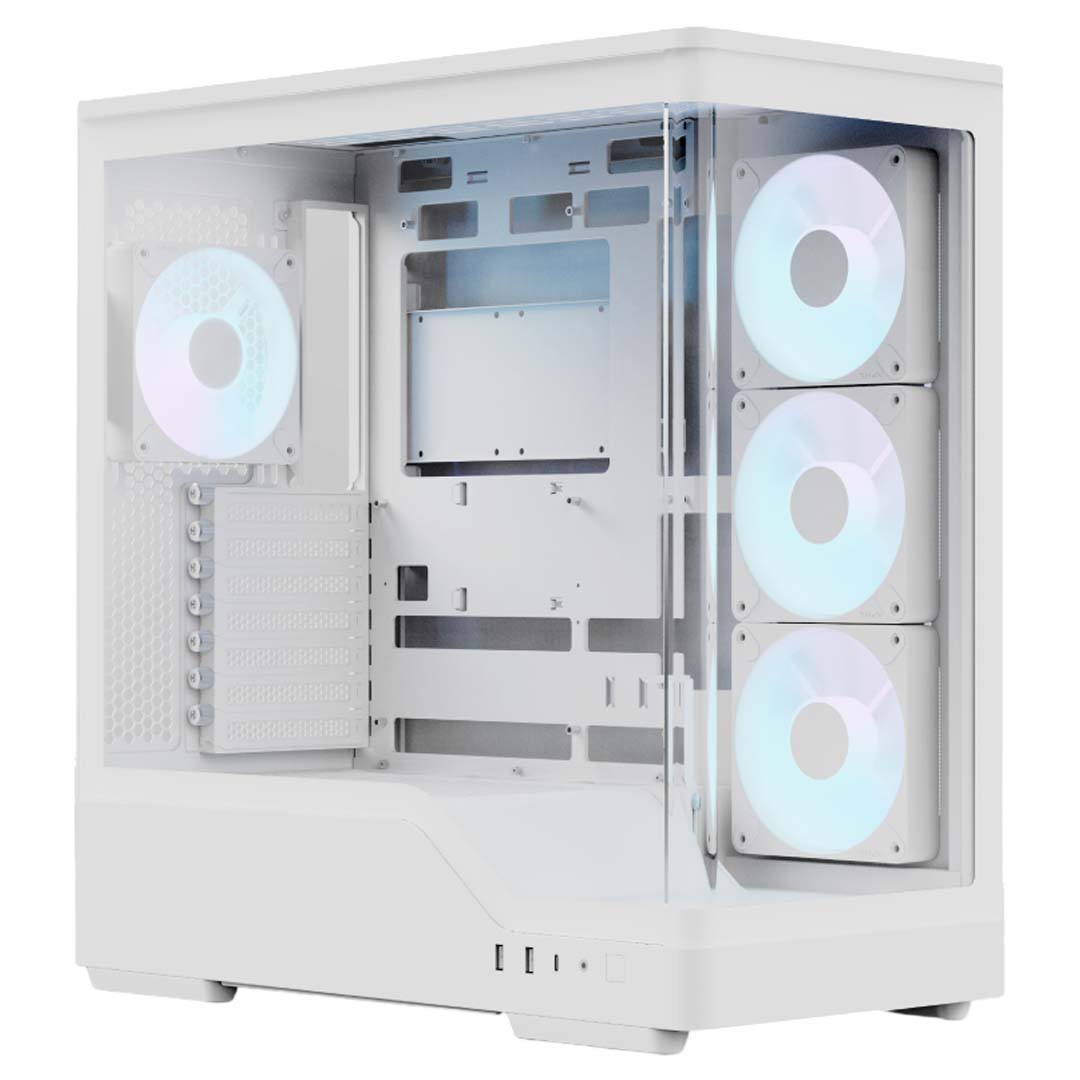 Buy Aerocool P500A Mid Tower Case White [AER-P500A-WT-V1] | PC Case ...