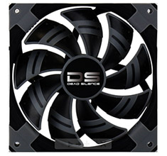 Buy Aerocool DS Fan 120mm Black Fan [AER-DSFAN12-BK] | PC Case Gear ...