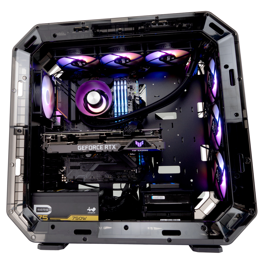 Buy InWin Airforce Mid Tower Case Phantom Black [AIRFORCE-BLACK] | PC ...