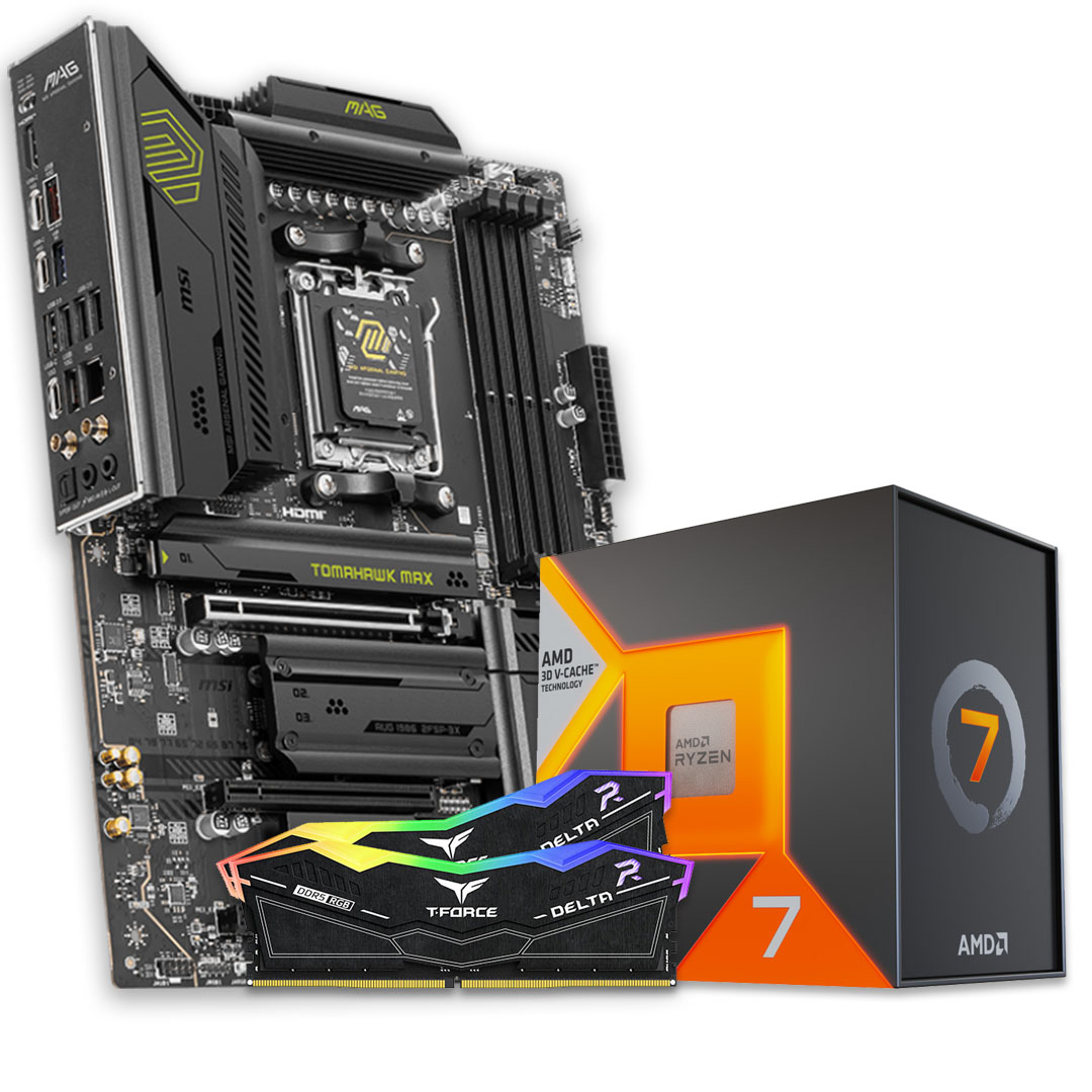 MSI Tomahawk 9800X3D 32GB Starter Bundle | PC Case Gear